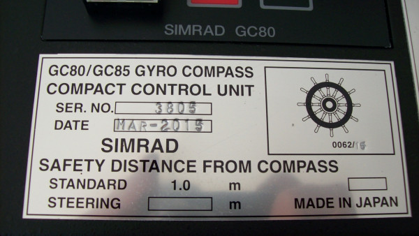 SIMRAD GC80 / GC85 | System | Gyrocompass | Skibselektro